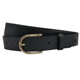 AnnaMatoni Damen Lederg&uuml;rtel "AnnaMatoni Damen Lederg&uuml;rtel Basic G&uuml;rtel 3cm breit echt Leder", schwarz, Gr. 105, 100% Leder, G&uuml;rtel