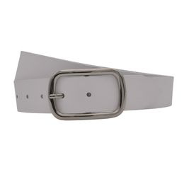 AnnaMatoni Damen Lederg&uuml;rtel "AnnaMatoni Damen Lederg&uuml;rtel Basic G&uuml;rtel 3,5cm breit echt", wei&szlig;, Gr. 120, 100% Leder, G&uuml;rtel