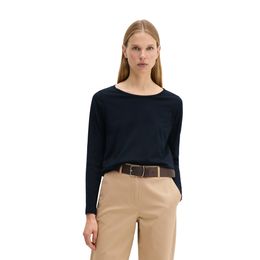 Marc O'Polo MARC O'POLO Damen Langarmshirt "in Organic Cotton-Qualit&auml;t", schwarz, Basic, Gr. XXS, unifarben, Obermaterial: 100% Baumwolle, Shirts