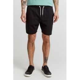 Blend Herren Sweatshorts "BHMulker", schwarz, Gr. XL, unifarben, Sweatware, 70% Baumwolle, 30% Polyester, Hosen, Kurze Hose mit Kontrastkordeln