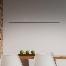 Quitani LED-Pendelleuchte Margita, L&auml;nge 88 cm, schwarz