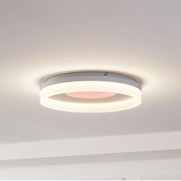 LUCANDE Smart LED-Deckenleuchte Squillo weiß Tuya RGBW CCT