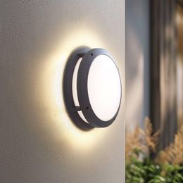 LINDBY Smart LED-Au&szlig;enwandleuchte Liren CCT RGB Tuya WLAN