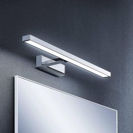 LINDBY LED-Spiegelleuchte Jukka, 60 cm, chrom, Metall, IP44