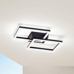 LINDBY LED-Au&szlig;endeckenlampe Finian, 48cm x 48cm, CCT dimmbar