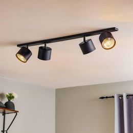 Aldex Deckenstrahler Bot, schwarz, vierflammig