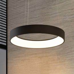 ARCCHIO LED-H&auml;ngelampe Aleksi, &Oslash; 60 cm, schwarz, Metall, CCT