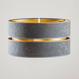 Duolla H&auml;ngeleuchte Duo, grau/gold, &Oslash;40cm 1-flammig