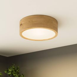 Envostar Kerio Deckenlampe, &Oslash; 27 cm, eiche natur