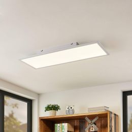 LINDBY LED-Panel Quais, 80 x 30 cm, wei&szlig;, Metall, 4.000K