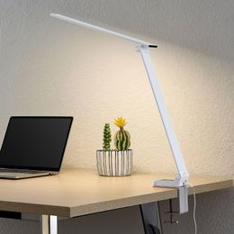 Prios LED-Tischlampe Tamarin, H&ouml;he 40 cm, wei&szlig;, dimmbar
