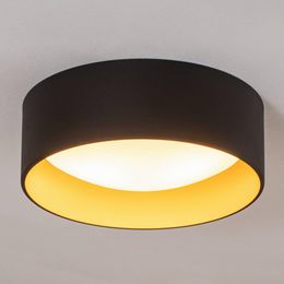 ARGON Deckenlampe Riu, schwarz/gold, Stahl, &Oslash; 35 cm