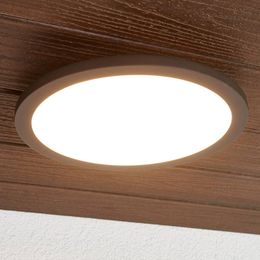 LUCANDE LED-Au&szlig;endeckenleuchte Malena, Bewegungsmelder, IP65