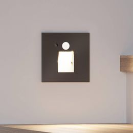ARCCHIO Neru LED-Einbaulampe Sensor eckig, schwarz