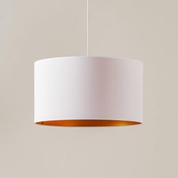 Duolla H&auml;ngeleuchte Roller, wei&szlig;/gold, &Oslash; 45 cm