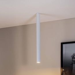 EMIBIG LIGHTING Deckenstrahler Tecno 1XXL, Stahl, GU10, H&ouml;he 80 cm, wei&szlig;
