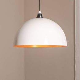 Opviq H&auml;ngeleuchte Berceste 232-S &Oslash;40cm wei&szlig;/gold