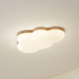 LINDBY LED-Deckenleuchte Pilvi, Kunststoff, Wolke, 50 cm