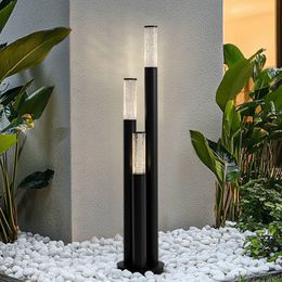 LINDBY Wegeleuchte Gavros, Aluminiumdruckguss, 3-flammig