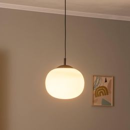 TK Lighting Hängeleuchte Vibe, Glas opalweiß, Ø 30 cm