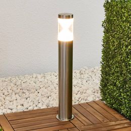 LINDBY LED-Wegeleuchte Fabrizio, H&ouml;he 56 cm, Edelstahl