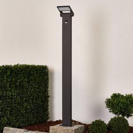 LUCANDE LED-Pollerlampe Marius mit Sensor, 100 cm