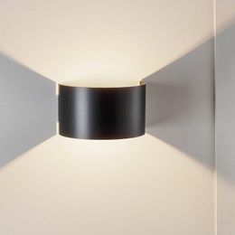 EMIBIG LIGHTING Wandlampe Fold mit gew&ouml;lbtem Schirm in Schwarz