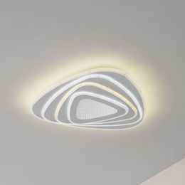 LINDBY LED-Deckenleuchte Rebeka, 48x49cm, CCT, Fernbedienung