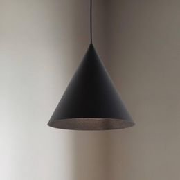 TK Lighting H&auml;ngeleuchte Cono, einflammig, &Oslash; 25 cm, schwarz