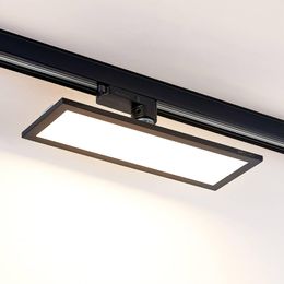 ARCCHIO LED-Panel Hairis, schwarz, 3.000 K, 30 cm, 3-Phasen