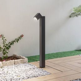 LINDBY Wegeleuchte Othil, 80 cm hoch, anthrazit, Metall