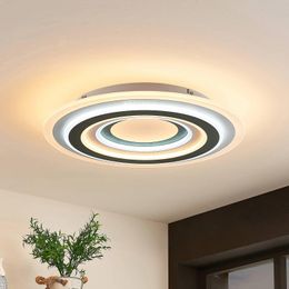 LINDBY LED-Deckenleuchte Jazmina, 50 cm, CCT, Fernbedienung