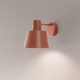 Sigma Wandleuchte Dunka, ziegelrot, 1-flammig, Stahl, H&ouml;he 17 cm