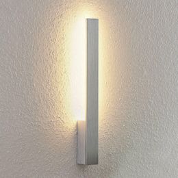 ARCCHIO LED-Wandleuchte Ivano, Höhe 43 cm, alu gebürstet