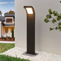 ARCCHIO LED-Wegelampe Advik, 100 cm, anthrazit, Metall, IP65
