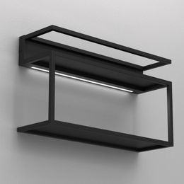 Luminex Wandleuchte Shelf, schwarz, Stahl, 60 cm lang, 1 x LED