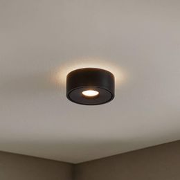 ARCCHIO LED-Deckenlampe Rotari, &Oslash; 12 cm, up & down, schwarz