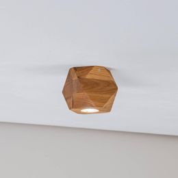 Envostar Peach Puff Deckenlampe Polyeder Holz 1flg