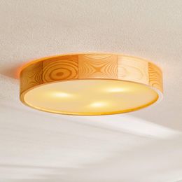 Deckenleuchte Cleo, &Oslash; 47,5cm, 4-flammig, Kiefernholz, E27