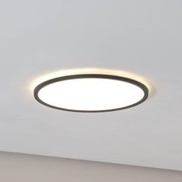 TK Lighting LED-Panel Aqua, &Oslash; 40 cm, schwarz, Metall/Kunststoff, CCT dim