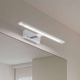 TK Lighting LED-Wandlampe Gallery chromfarben Metall Breite 41,5 cm IP44