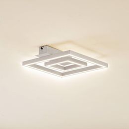 LINDBY LED-Deckenleuchte Madamo, wei&szlig;, 30 cm, 3000K