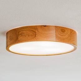 Deckenleuchte Cleo, &Oslash; 38 cm, 3-flammig, Eichenholz, E27