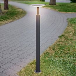 LUCANDE LED-Wegeleuchte Fenia, 100 cm, anthrazit, IP65