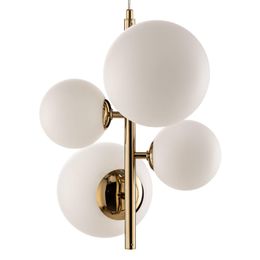 Aldex H&auml;ngeleuchte Dione, vierflammig, gold