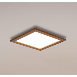 Quitani LED-Panel Aurinor, Nussbaum, 45 cm
