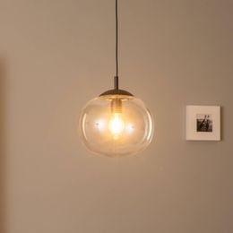 TK Lighting Hängeleuchte Vibe, Glas klar, Ø 30 cm