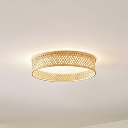 LINDBY LED-Deckenleuchte Eilif, Bambus, &Oslash; 40 cm