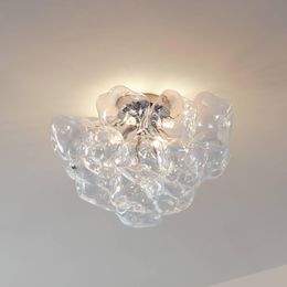 LUCANDE Deckenleuchte Diborah, klar, &Oslash; 49 cm, Glas, G9