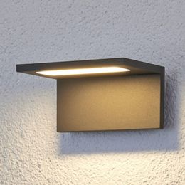 LUCANDE Flache LED-Au&szlig;enwandleuchte Caner